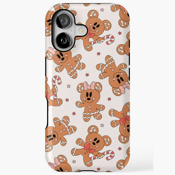 Mouse Gingerbread Cookies Sweet Holiday Pattern Art for iPhone 17 to 11 ...