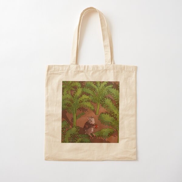 Mouse, Kale, Cottagecore, Cottage Garden, Gardencore Canvas Tote Bag ...