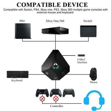 ZIYOULANG G6L RGB Backlit Gaming Controller Converter, TYPE-C USB ...