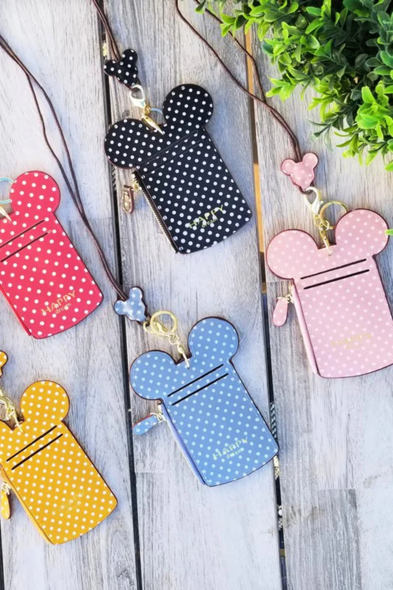 Mouse Lanyard Ticket Credit Card Holder Wallet - Walmart.com