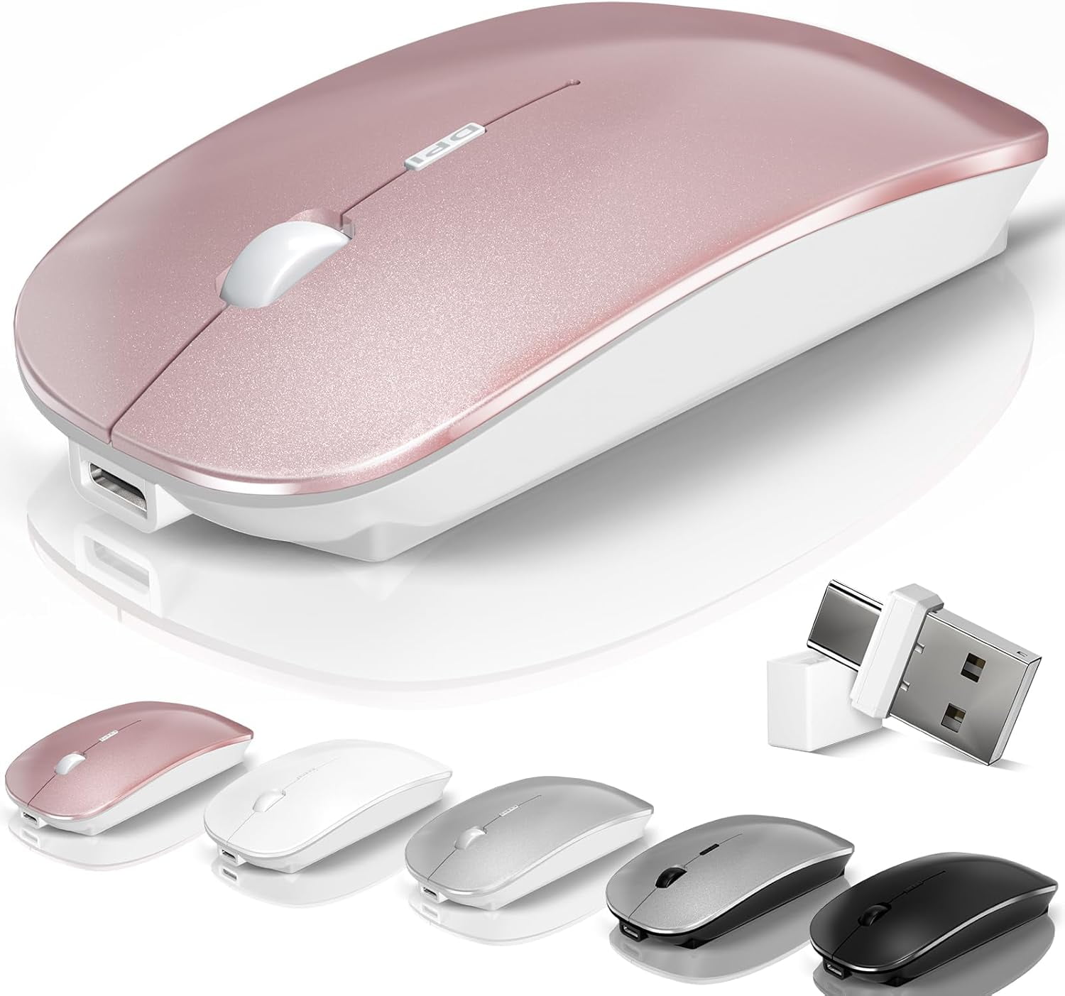Mouse for Laptop Wireless Bluetooth - MacBook Air Mac Pro PC iPad ...