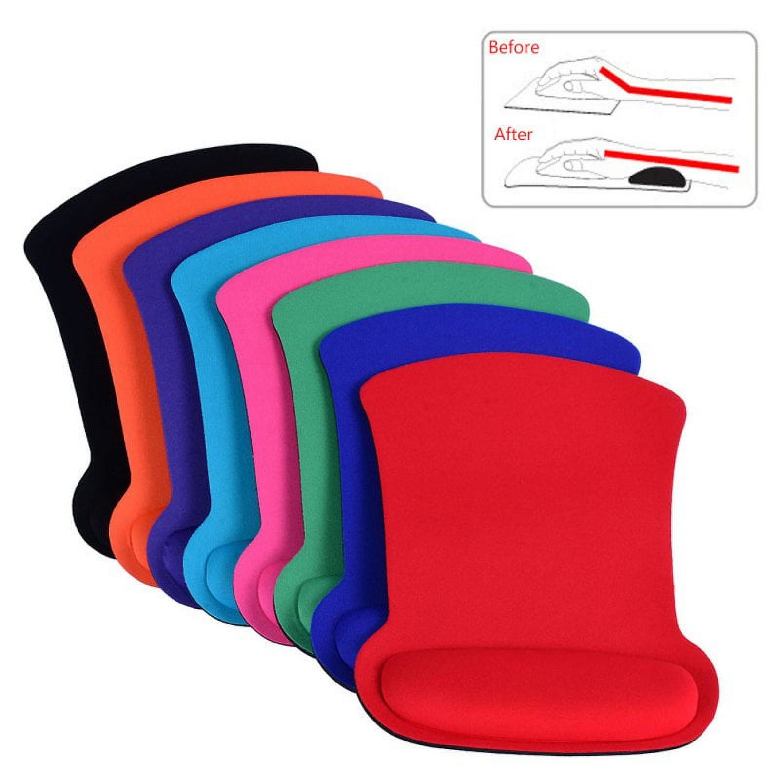 Mouse Mat Pad with Gel Wrist Rest Support Gaming Mousepad Anti-Slip ...