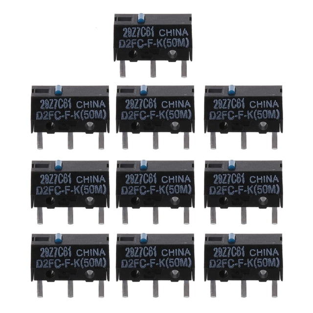 Mouse Micro Switch D2FC-F-K Mouse Button Blue Dot Silver Alloy Contacts ...