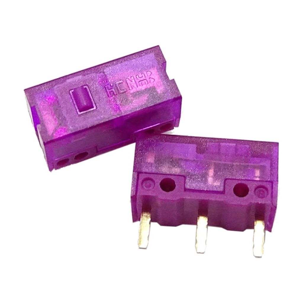 Mouse Micro Switch Purple Micro Button Gold Contactor 150 Million Click ...
