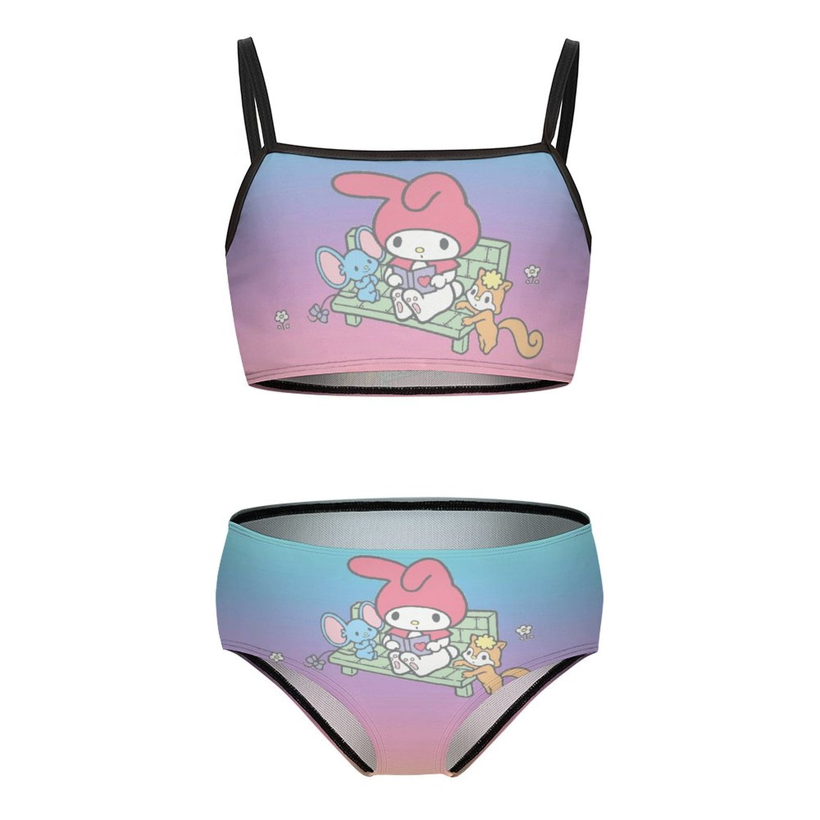 Mouse My Melody Children's Swimsuit Girl's Swimwear 2 Piece Bikini Sets ...