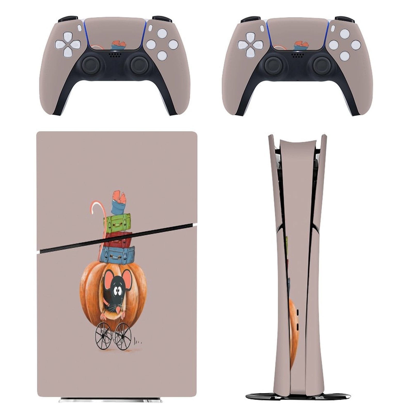 Mouse PS5/PS5 Slim Digital Disc Skin Sticker For Console And Controller ...