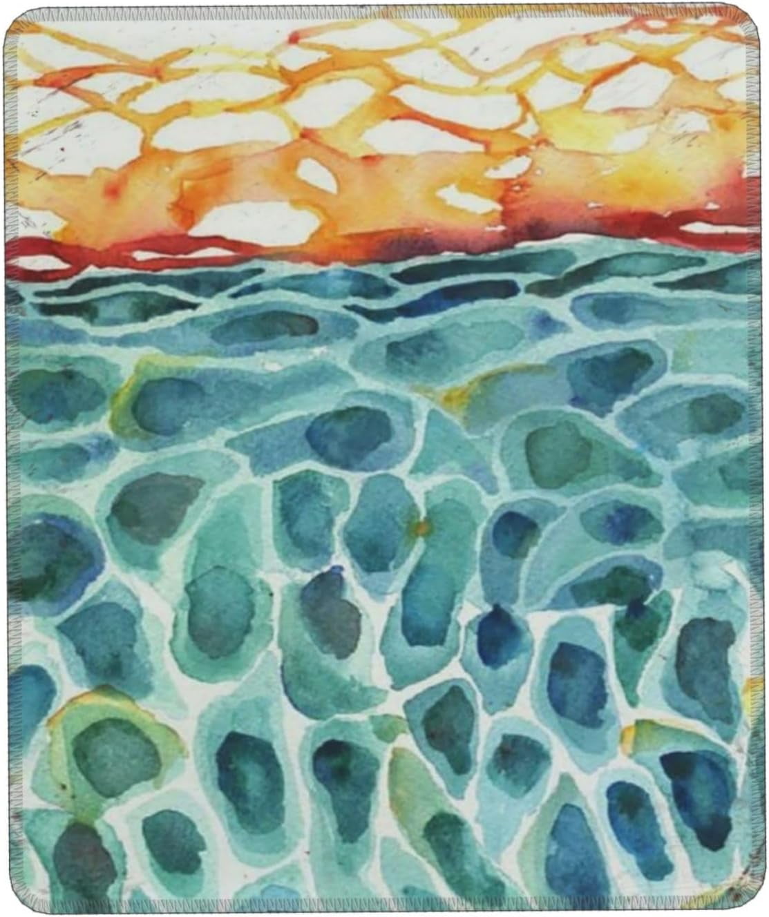 Mouse Pad 10x12 Inch Skin Histology Watercolor Skin Cell Art ...