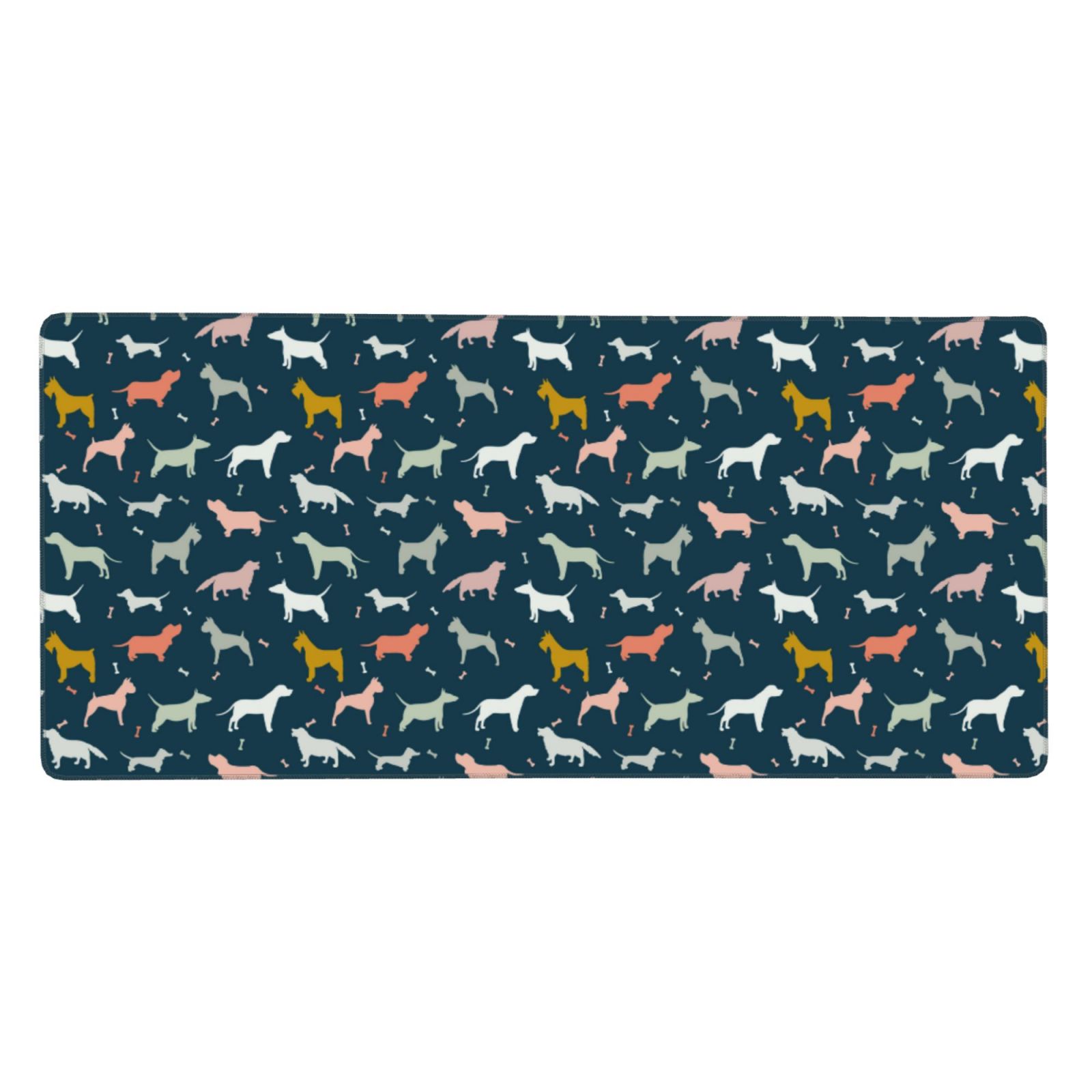 Mouse Pad 16x35.5in Oversized Rubber Keyboard Pad Used For Office Games ...