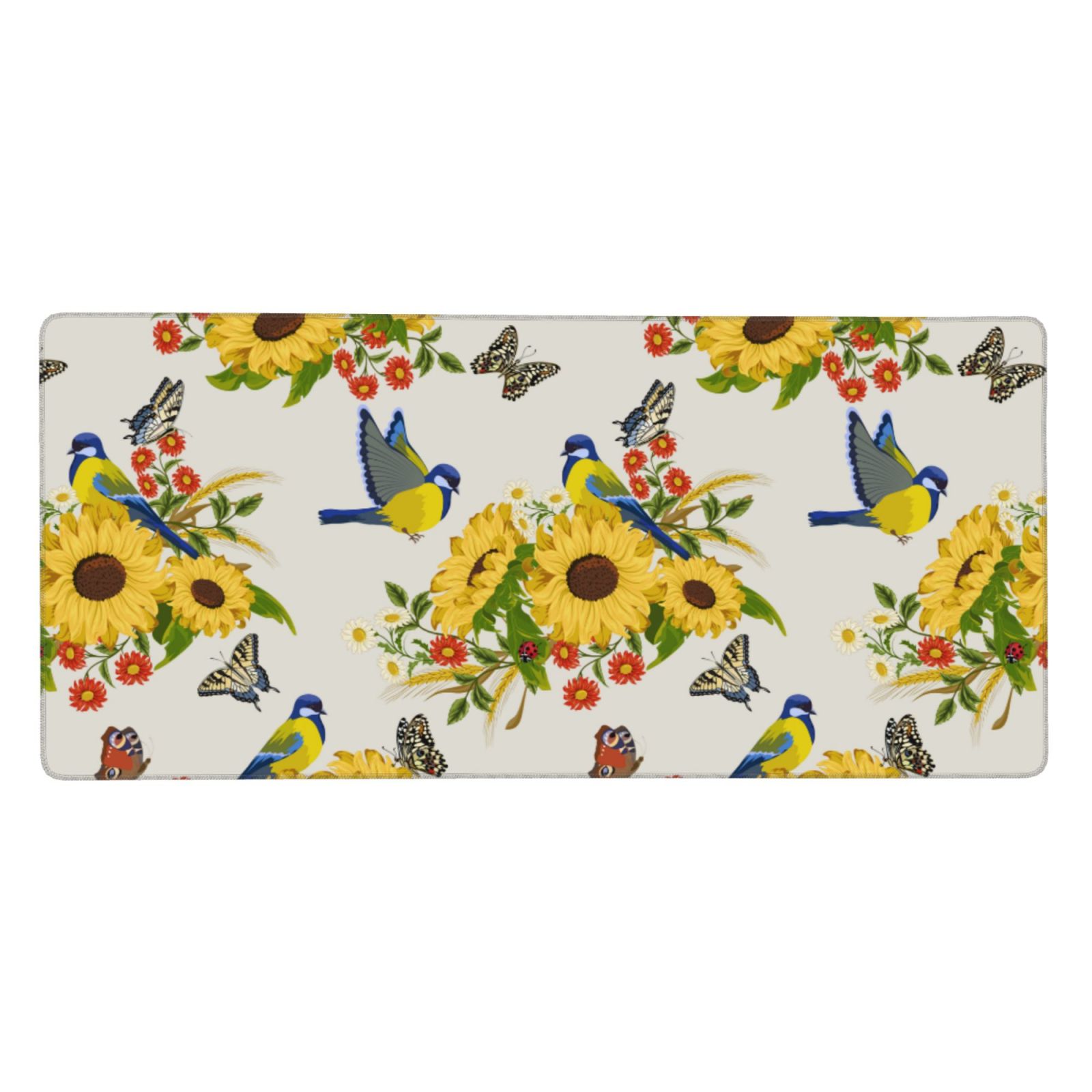 Mouse Pad 16x35.5in Oversized Rubber Keyboard Pad Used For Office Games ...