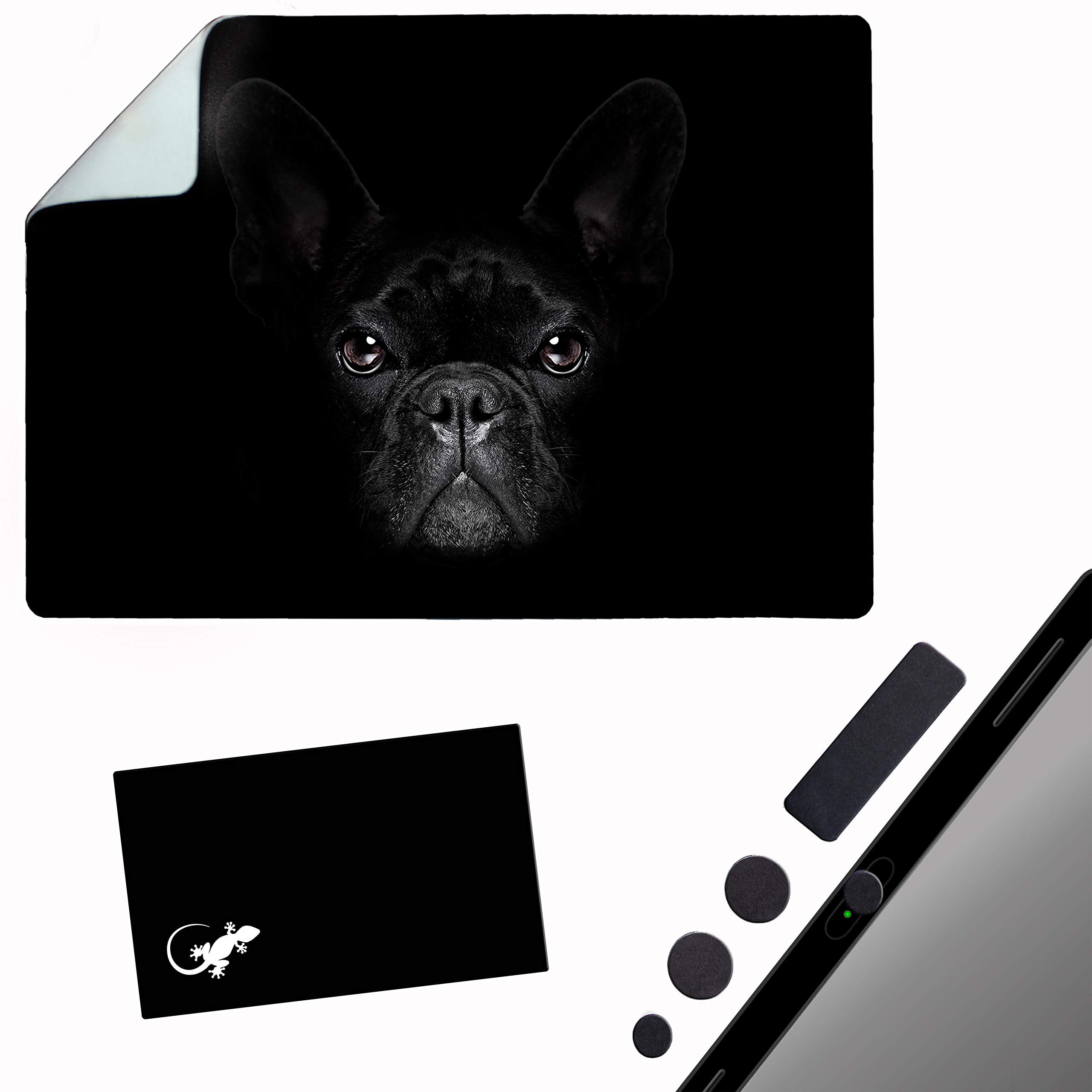 Mouse Pad Adhesive Bottom - Sticks to Any Surface - Portable - Webcam ...