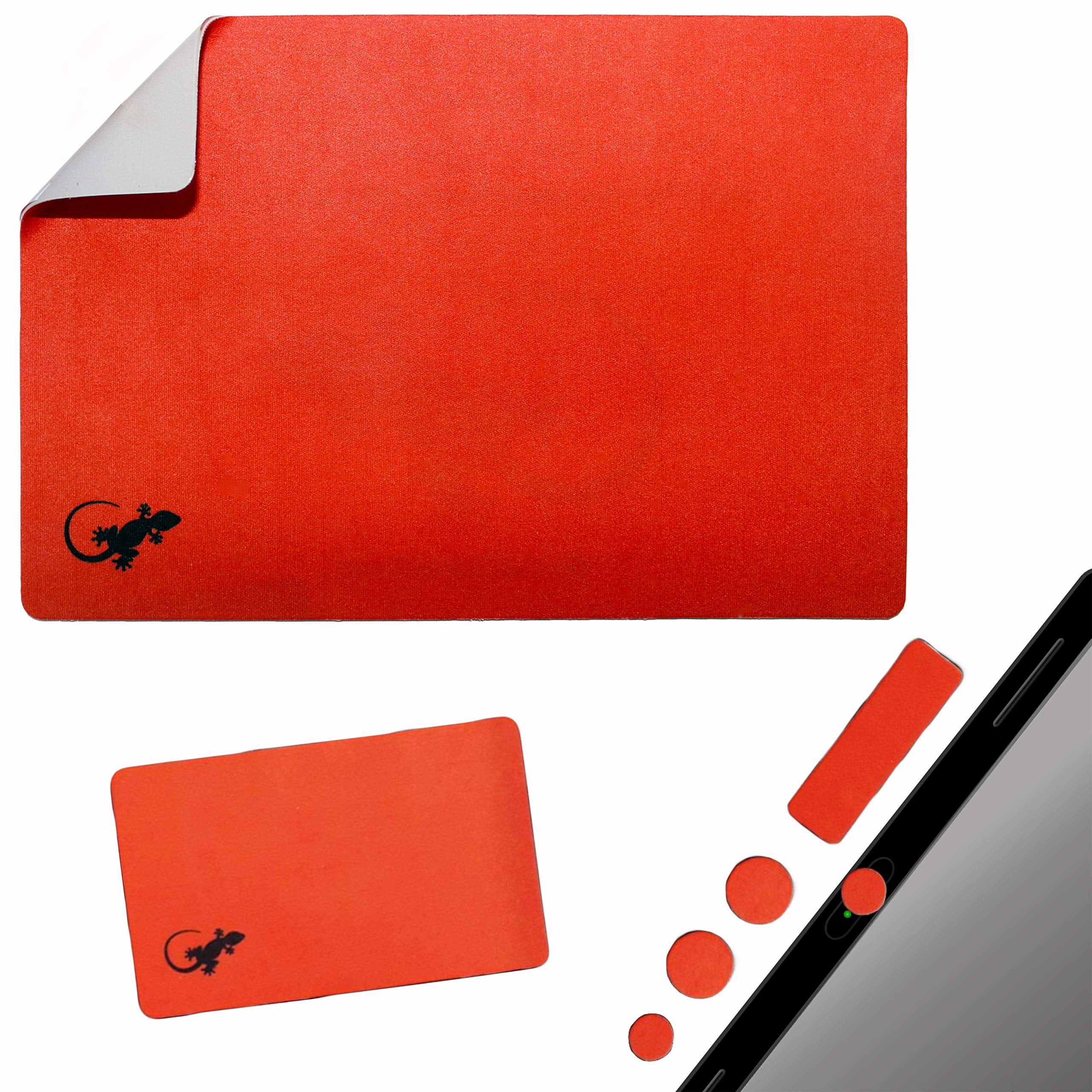 Mouse Pad Adhesive Bottom - Sticks to Any Surface - Portable - Webcam ...