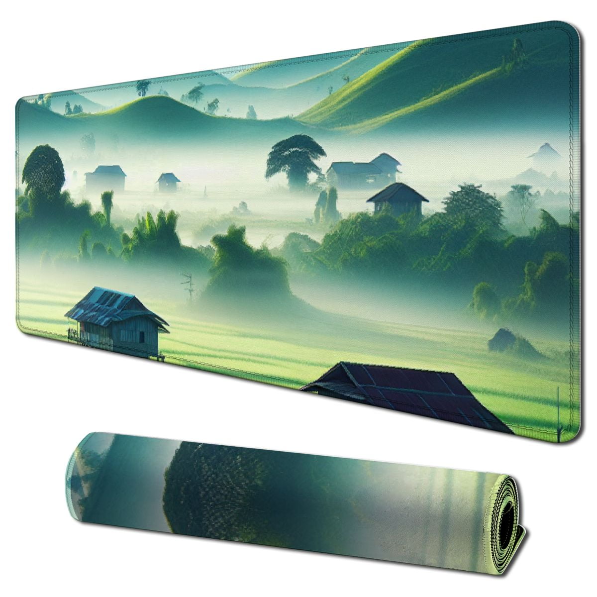 Mouse Pad - Agriculture Farm Landscape Field Rural Farmhouse - Walmart.com