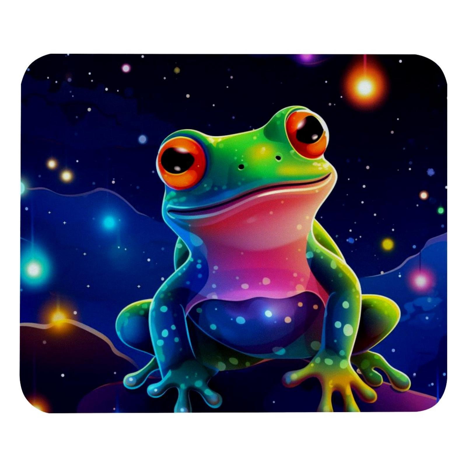Starry Frog Mouse Pad for Wireless Mouse Home Office Desk Laptop with ...
