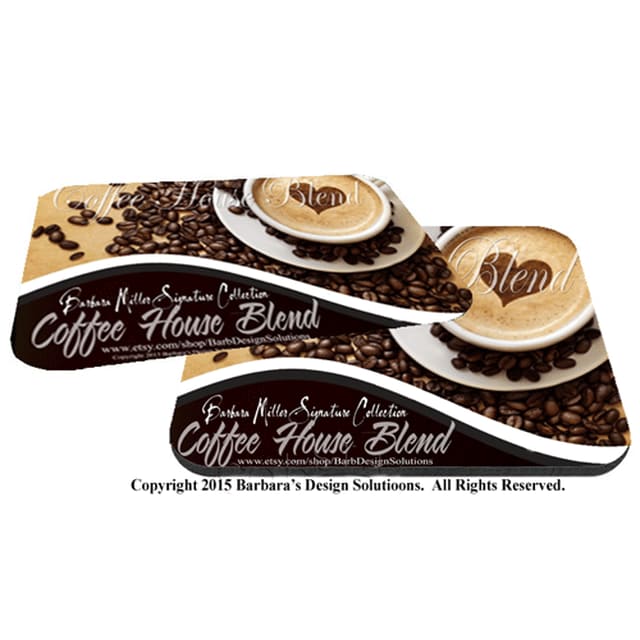 Mouse Pad Coffee House Blend Designer Mouse Pad by B.D.S. All Rights ...