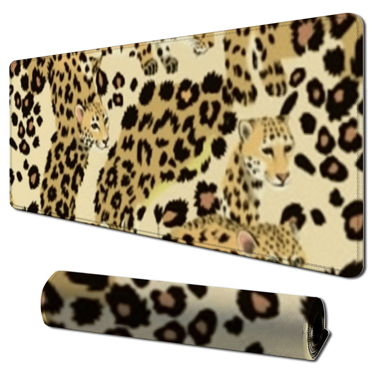 Mouse Pad, Colored Leopard Print Design Anti-Slip Rubber Mouse pad with ...