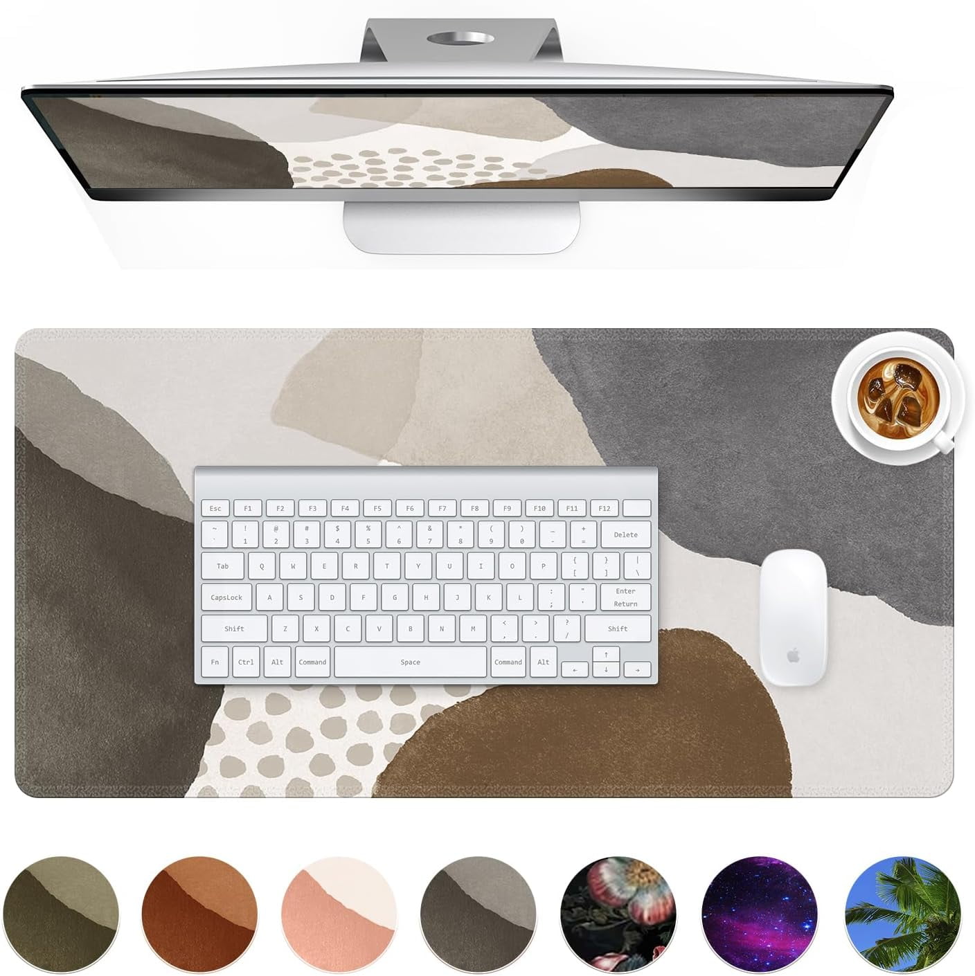 Mouse Pad, Computer Desk Mat, Large Mouse Pad for Desk, XXL Gaming Boho ...