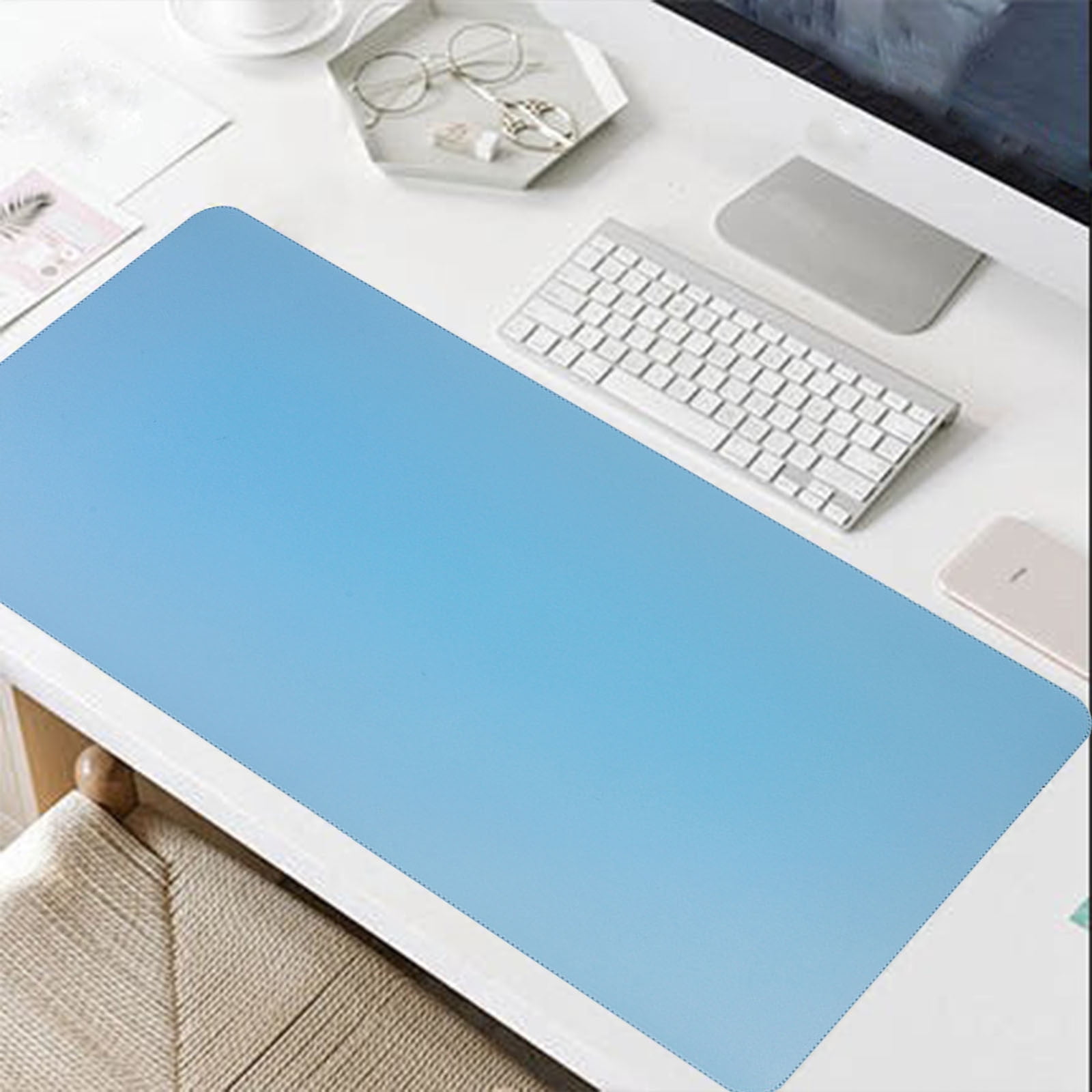 Mouse Pad, Cork Bottom Leather Desk Mat, Non Slip Office Surface, Eco ...