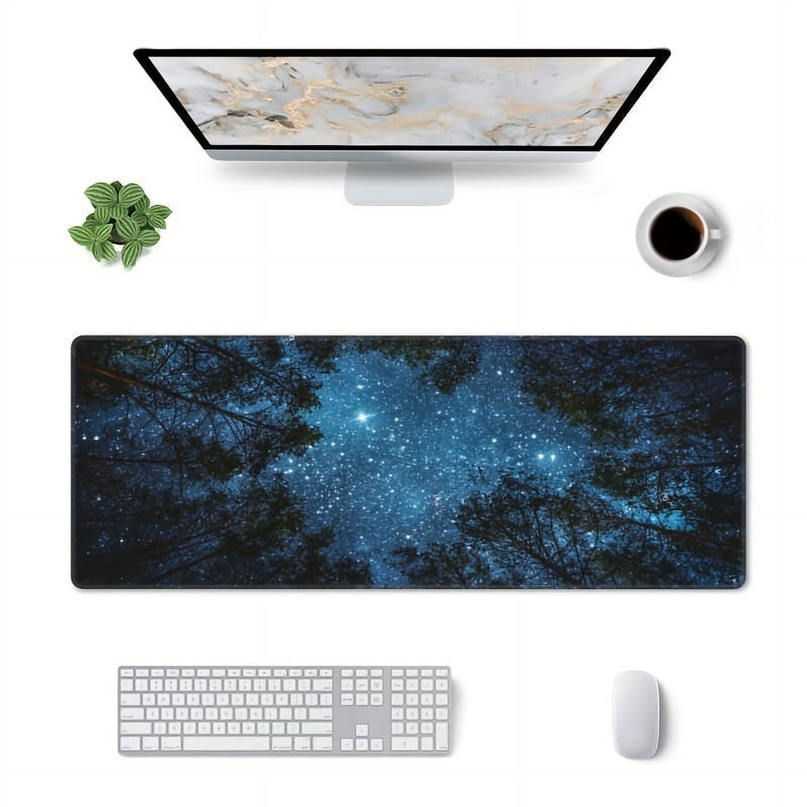 Serene Forest Night Mouse Pad Extended Large E-sport Mouse Mat ...