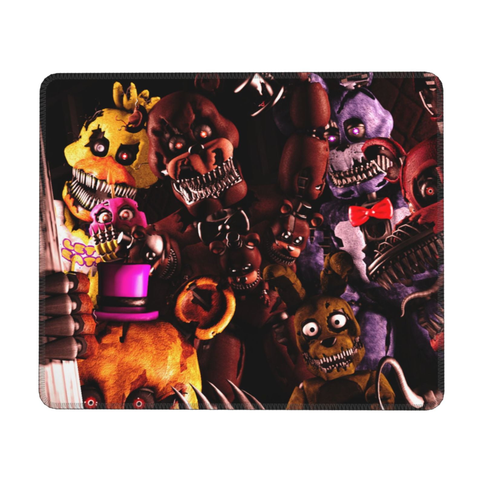 Mouse Pad, Five Nights At Freddy'S Stitched Edge Mouse Pads With 3mm ...