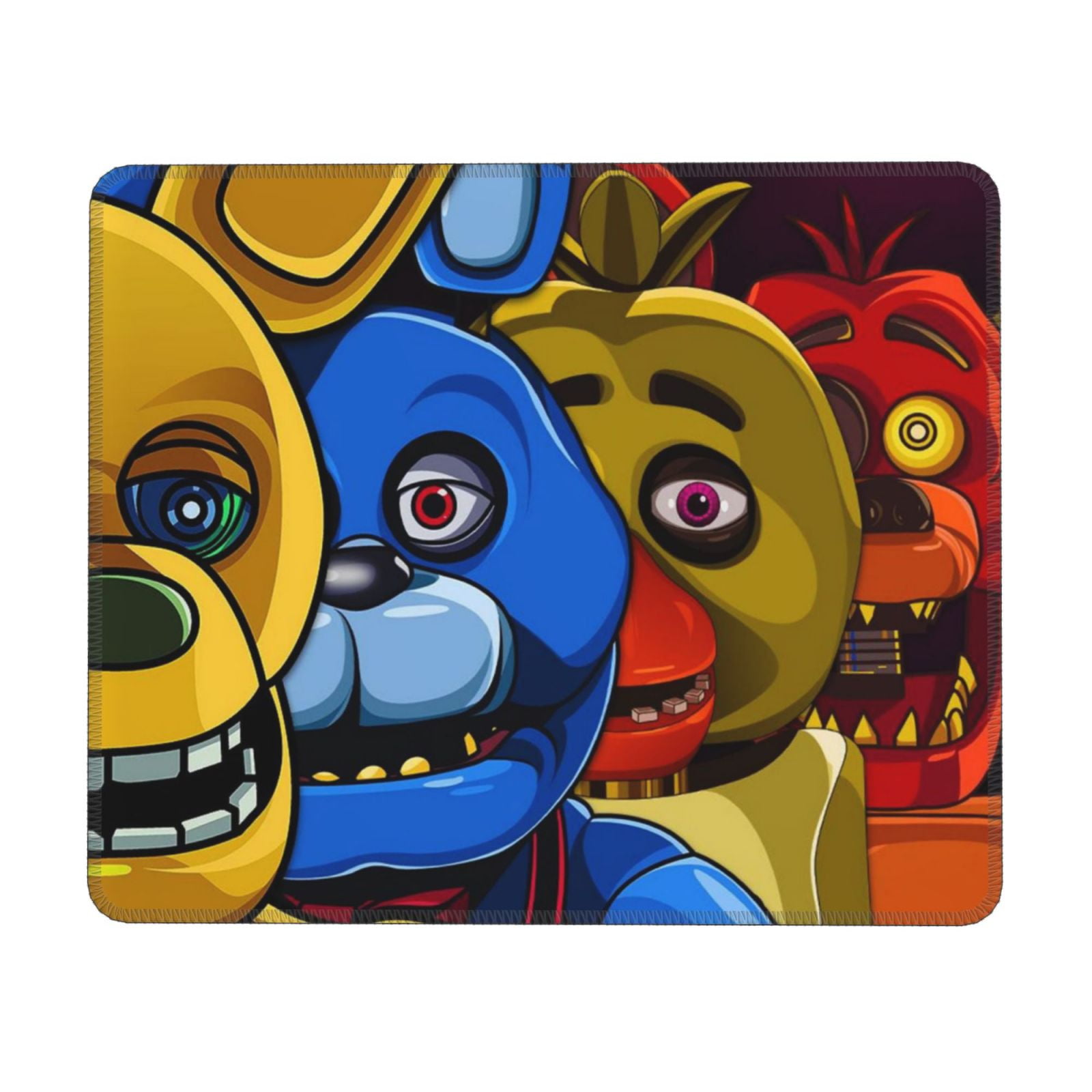 Mouse Pad, Five Nights At Freddy'S Stitched Edge Mouse Pads With 3mm ...