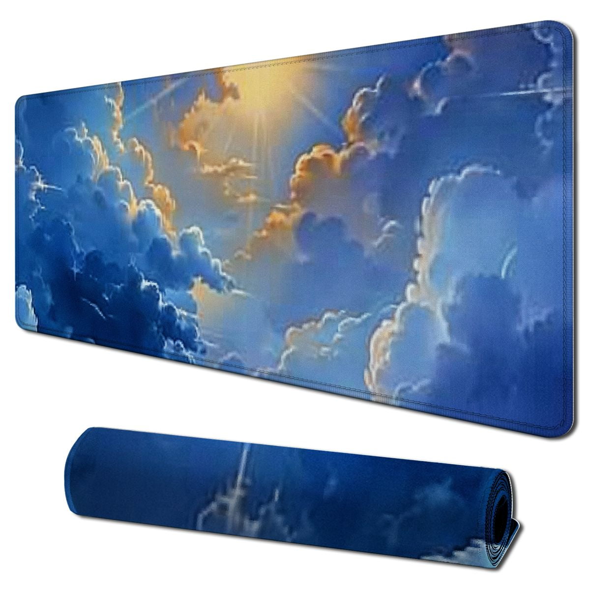 Mouse Pad Gaming Mouse Pads Anti-Slip Rubber Mouse Mat with Stitched ...