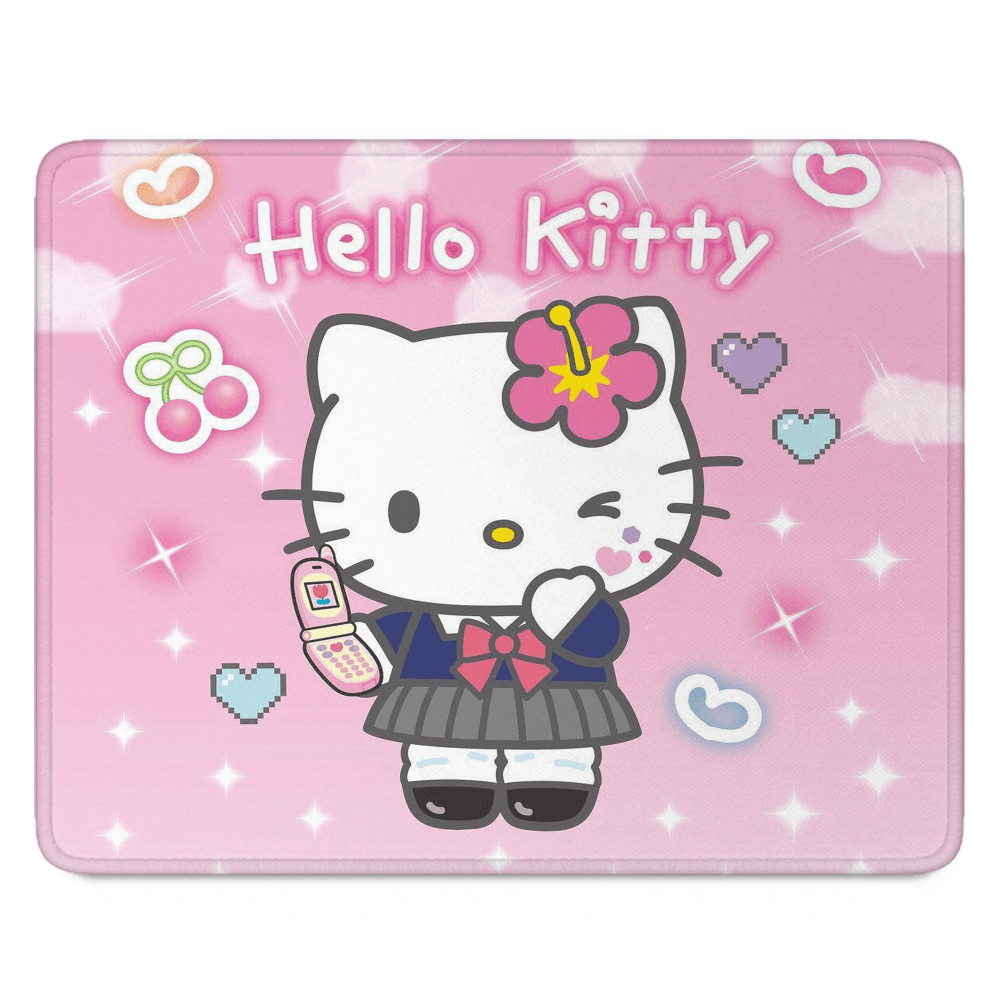 Mouse Pad Hello Kitty Carpet for Mouse Rug Small Computer Gamer Cute ...