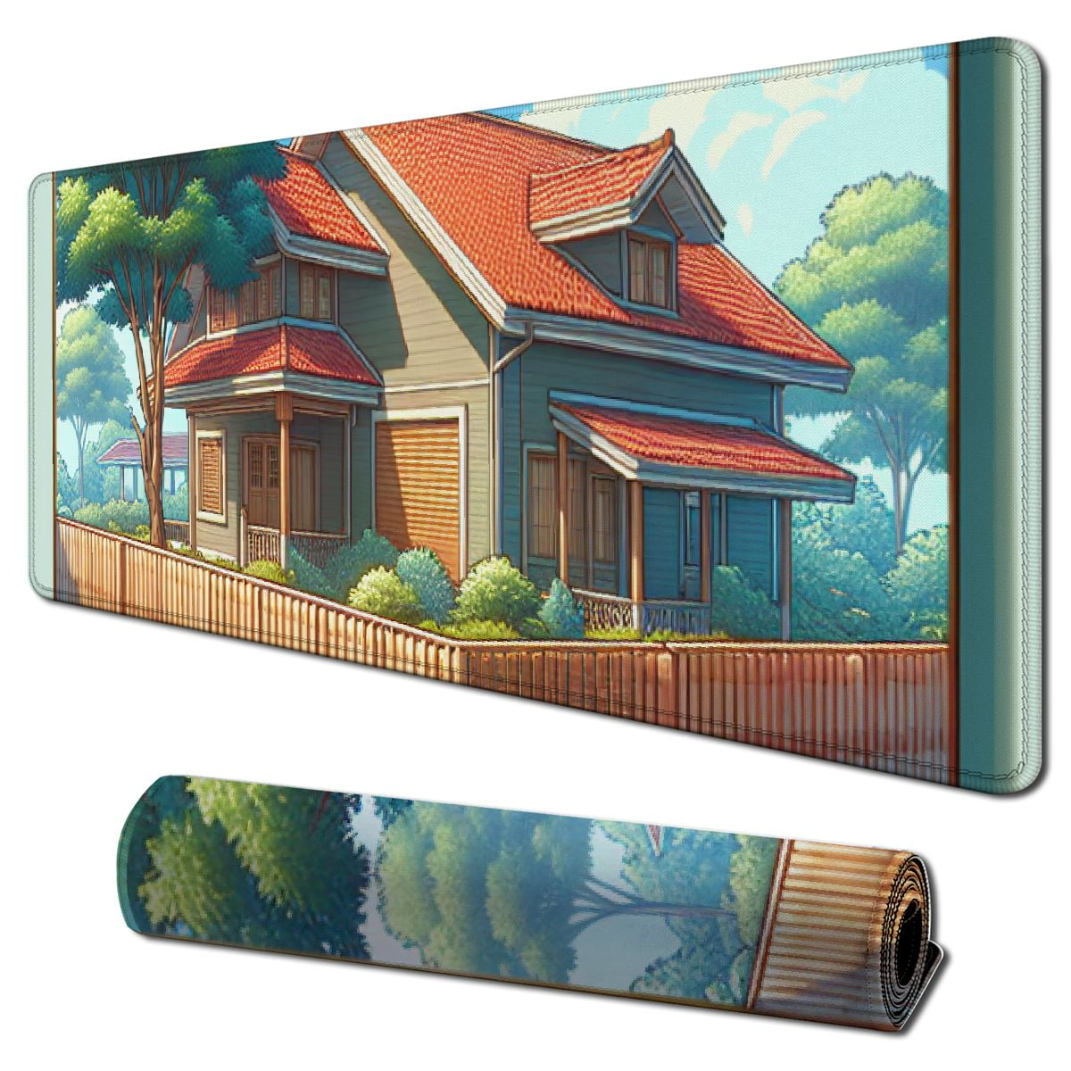 Mouse Pad - Home Farm Museum Truss Farmhouse Building - Walmart.com