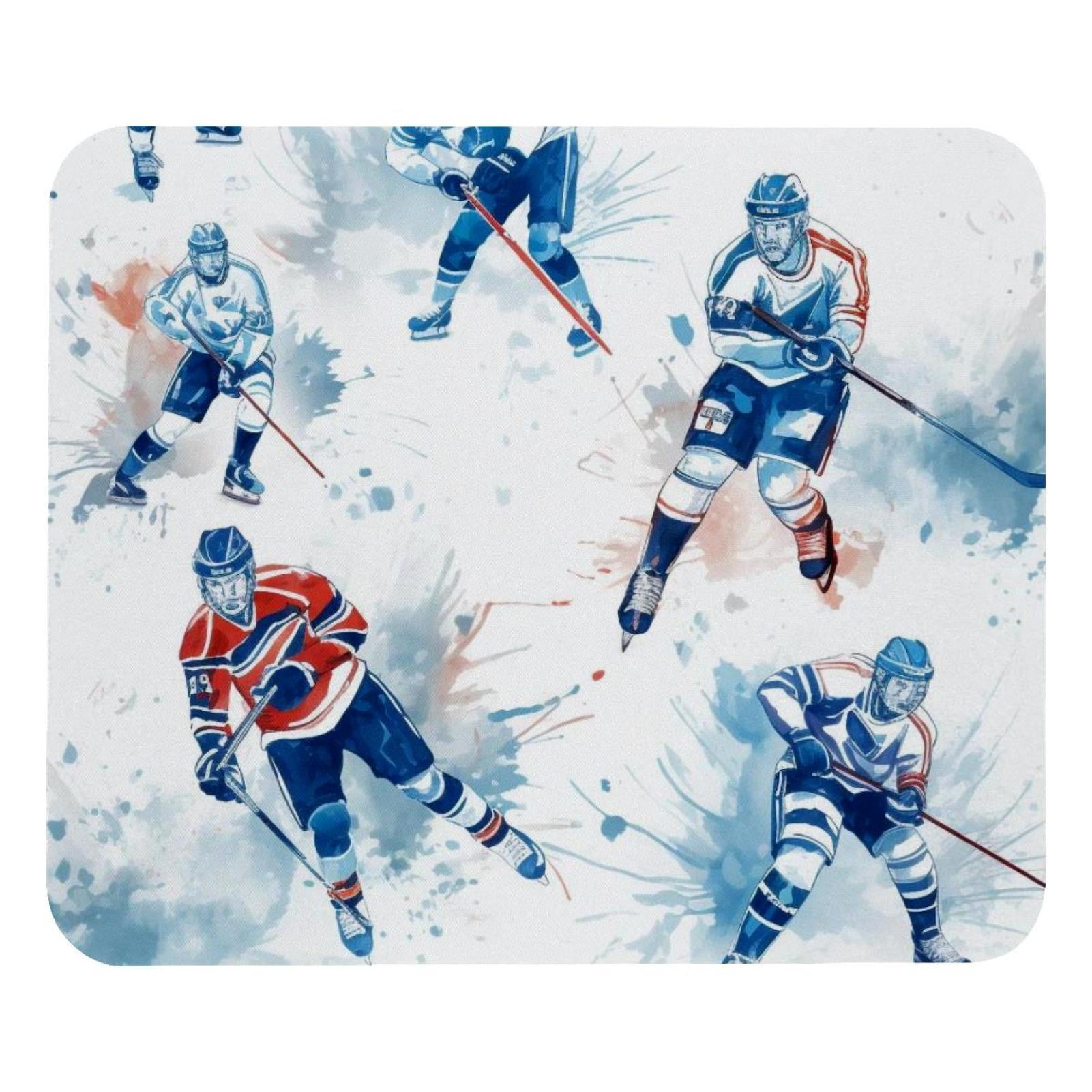 Mouse Pad with Ice Hockey Lovely Pattern - Computer Mouse Mat with Anti ...
