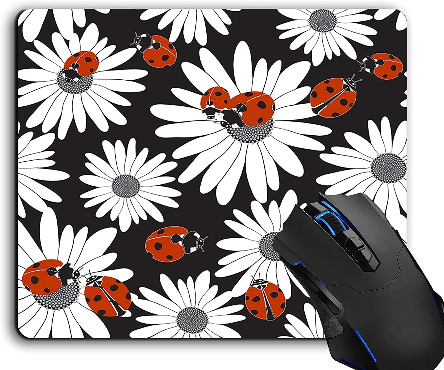 Mouse Pad,Ladybugs Computer Mouse Pads Desk Accessories Non-Slip Rubber ...