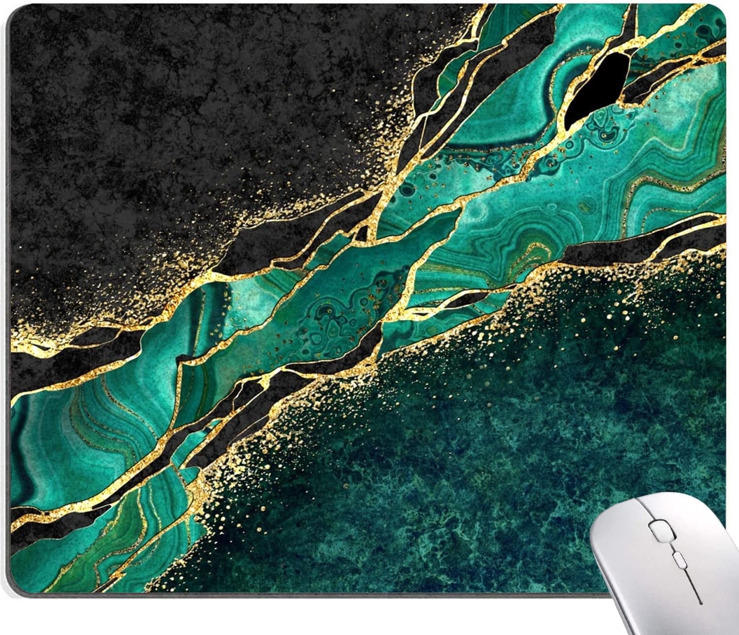 Mouse Pad, Marble Mouse Pad, Premium-Textured Mouse Mat Square ...