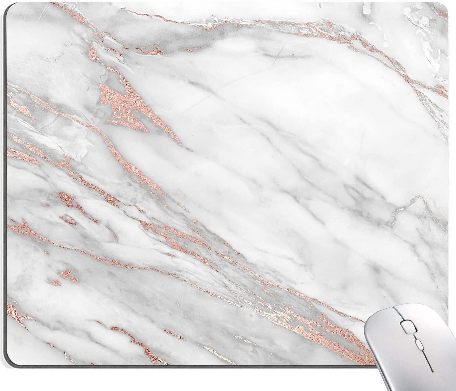 Mouse Pad, Marble Mouse Pad, Premium-Textured Mouse Mat Square ...