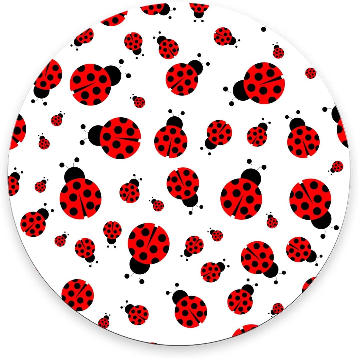 Mouse Pad, Premium-Textured Small Round Mousepad 7.9 x 7.9 x 0.12 Inch ...