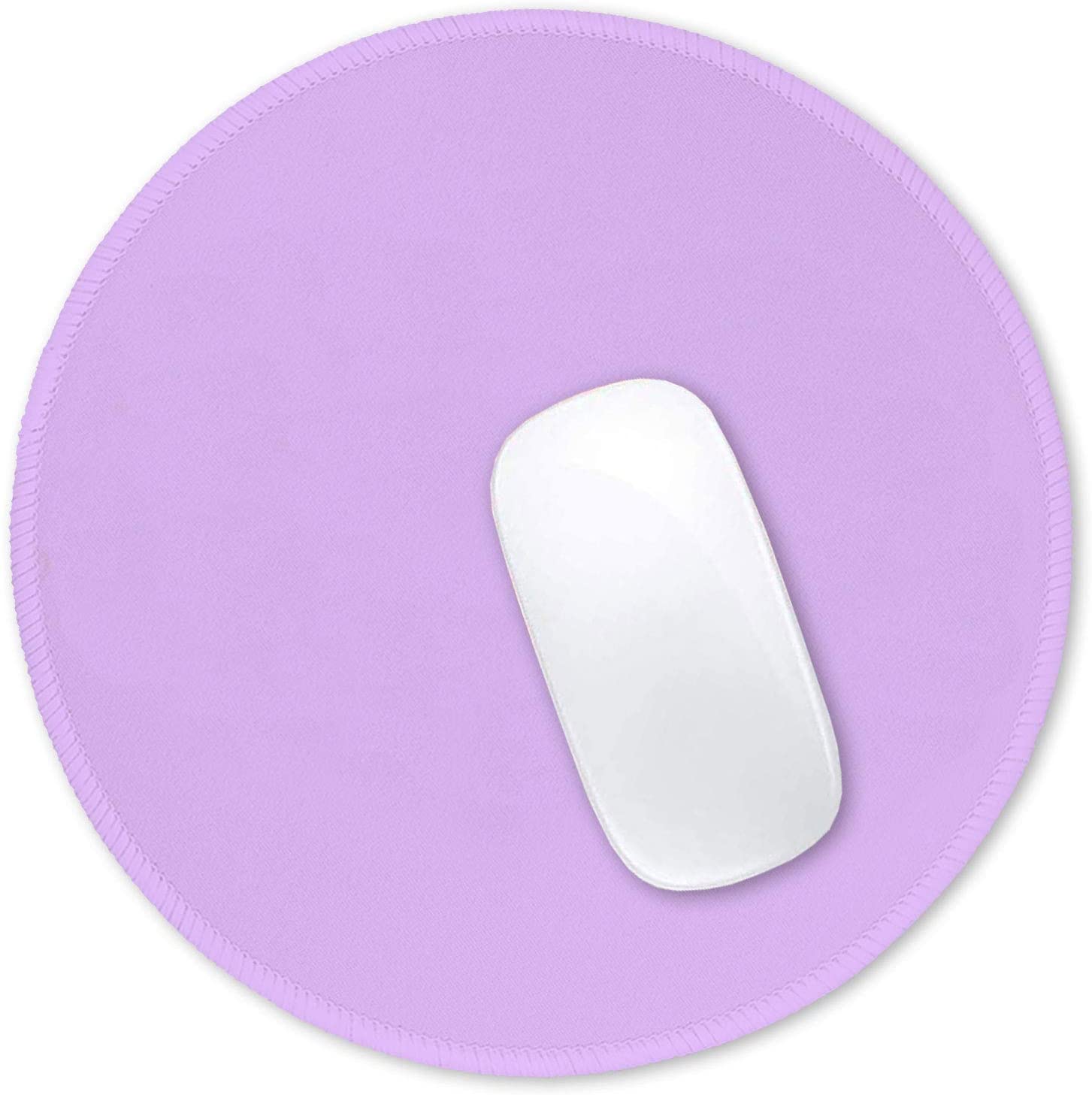Mouse Pad, Premium-Textured Small Round Mousepad 7.9x7.9 Inch Purple ...