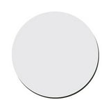 Mouse Pad Rubber Base Fabric Surface White Round 20x20cm ( 8x8'') 1 ...