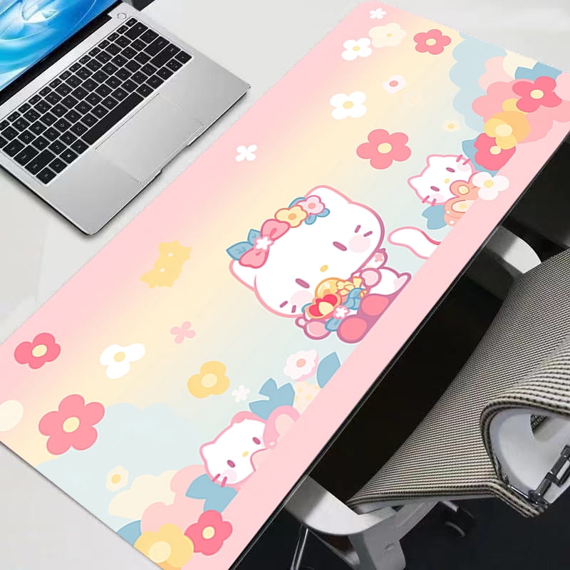 Mouse Pad Sanrio Hello Kitty Gaming Accessories Keyboard Pad Desk Mat ...