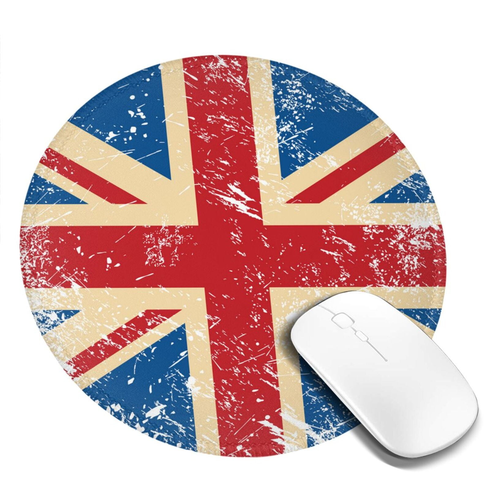 Mouse Pad Small Round Mousepad Non-Slip Rubber Base for Office Desk ...