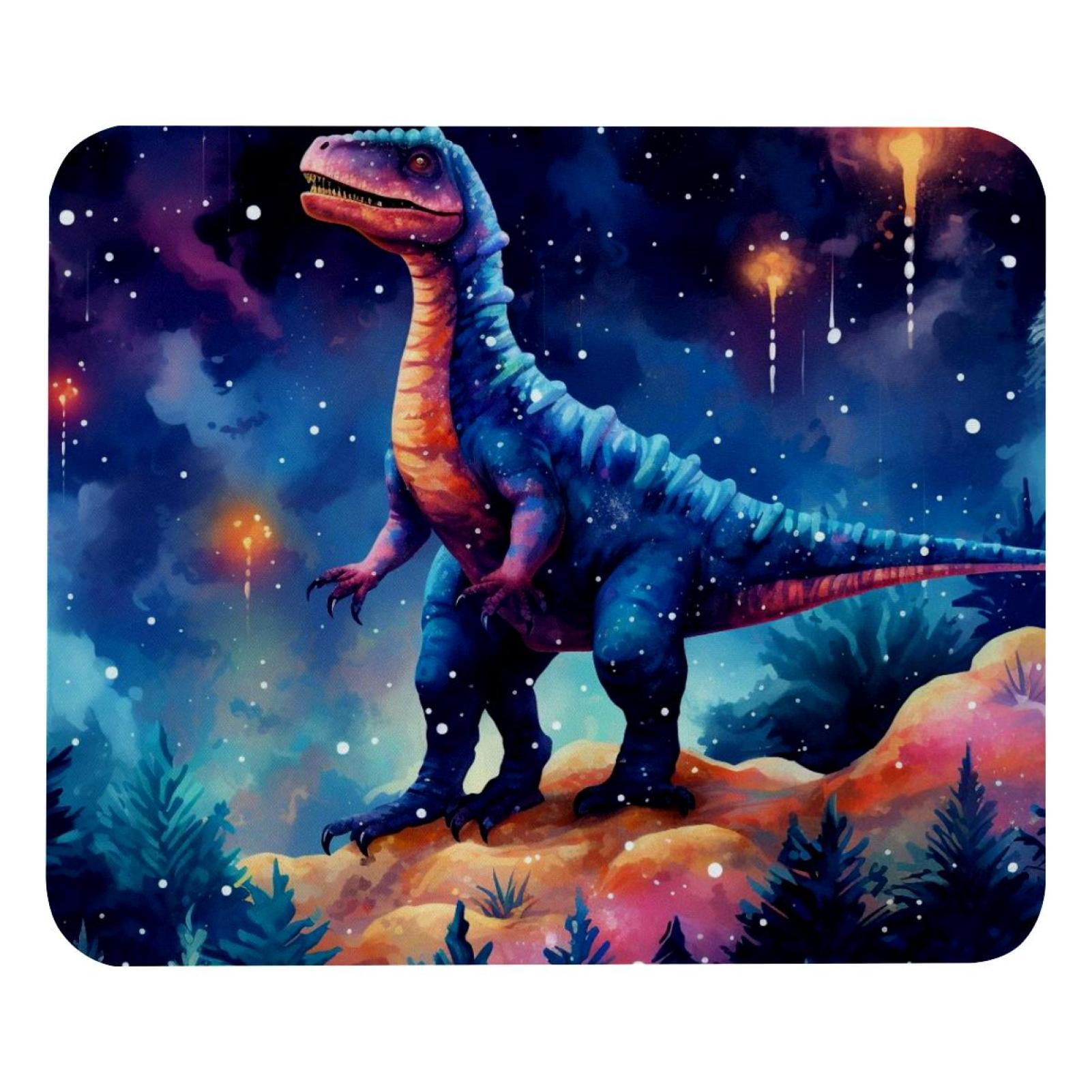 Mouse Pad with Star Dinosaur Sky - Computer Mouse Mat with Anti-Slip ...