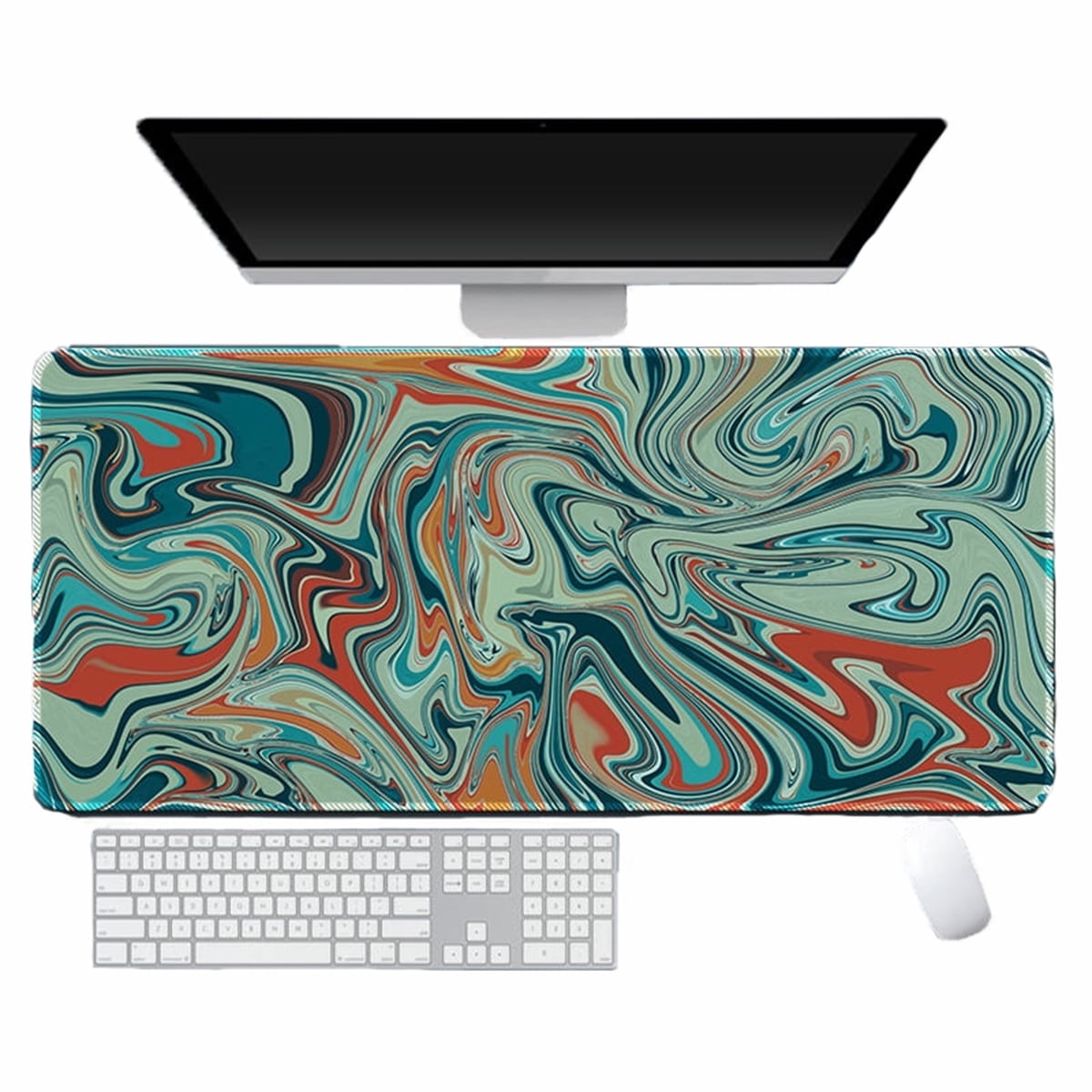 Mouse Pad with Stitched Edge, Premium Textured Mouse Mat, Non-Slip ...