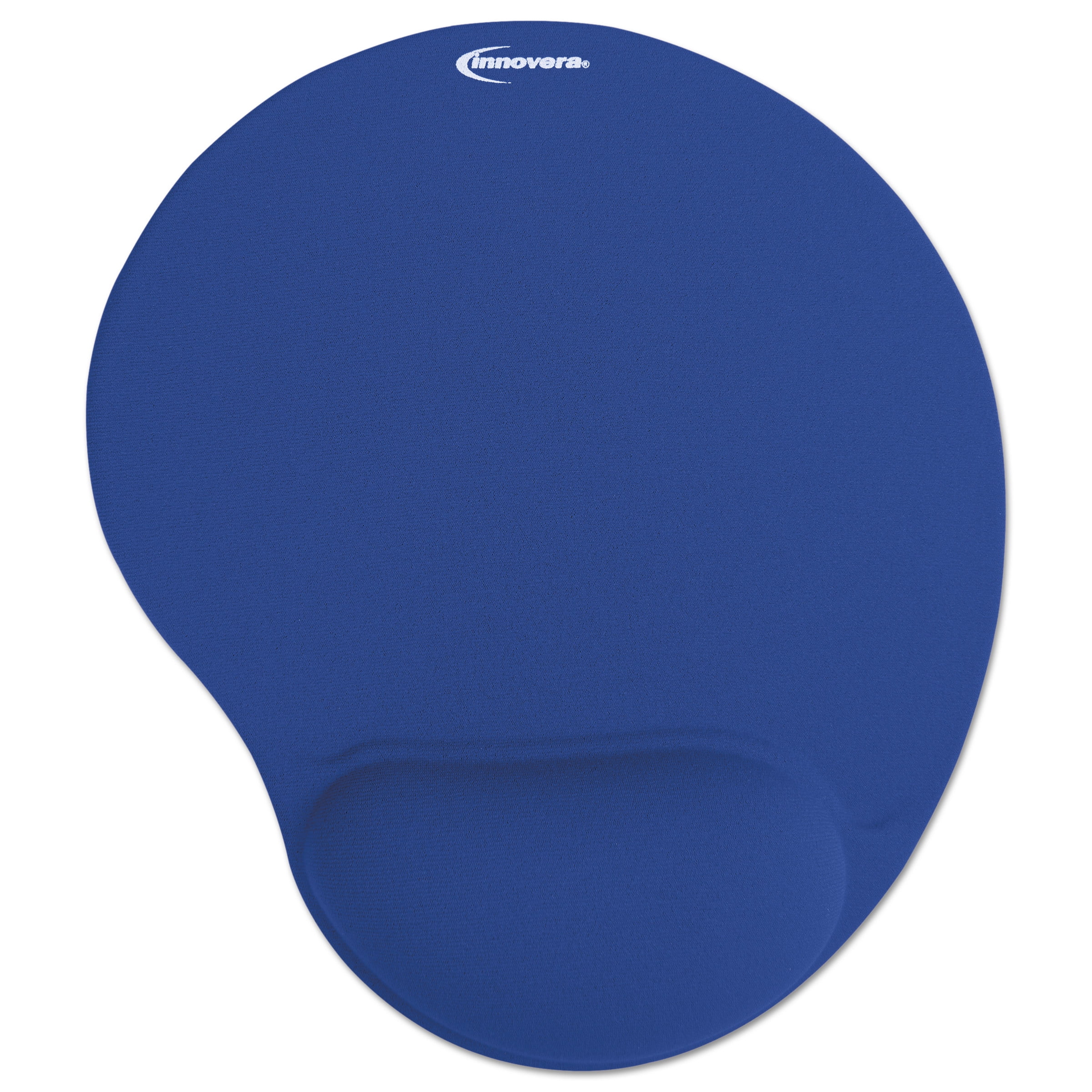 Mouse Pad W/gel Wrist Pad, Nonskid Base, 10-3/8 X 8-7/8, Blue | Bundle ...