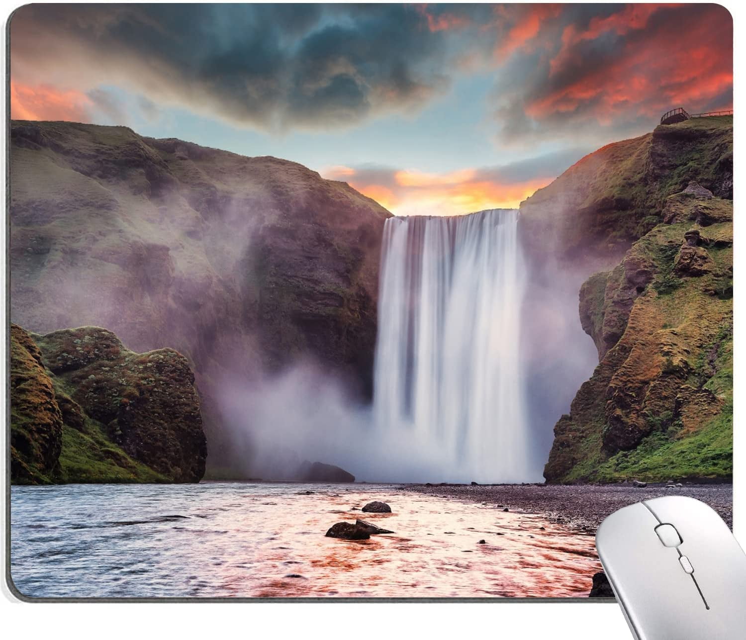 Mouse Pad, Waterfall Mouse Pad, Falls Mouse Pads for Desk, Office Non ...