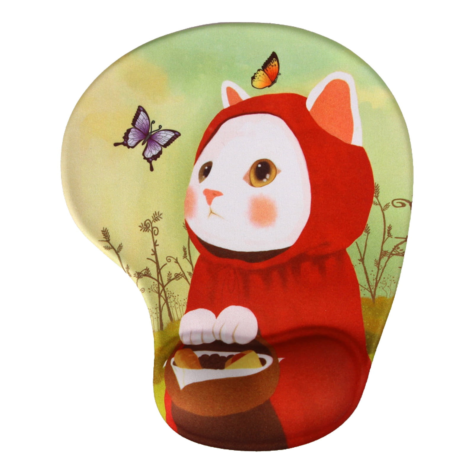 Mouse Pad With Wrist Rest, Cute 3D Mouse Mat With Hand Rest Silicone ...