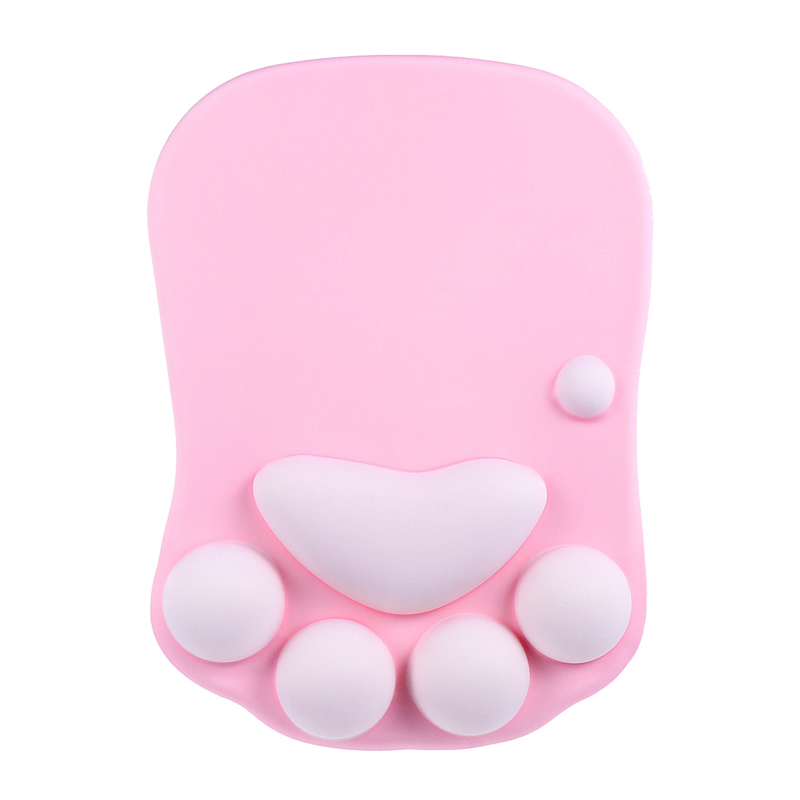 FRCOLOR Ergonomic Mouse Pad with Wrist Rest for Home Pink Silicone ...