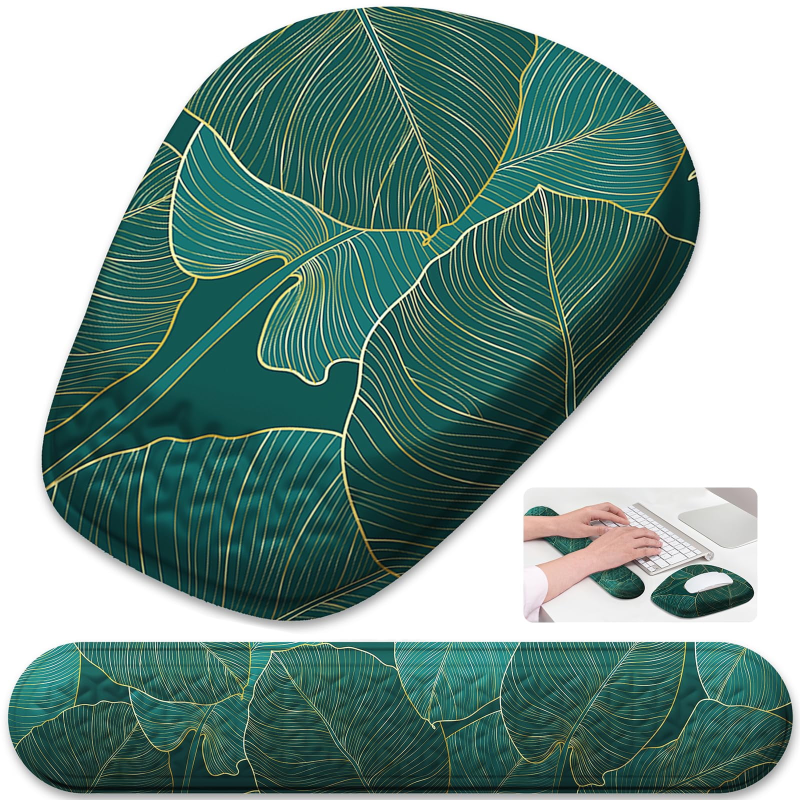 Mouse Pad with Wrist Rest, Comfortable Memory Foam Wrist Rest for ...