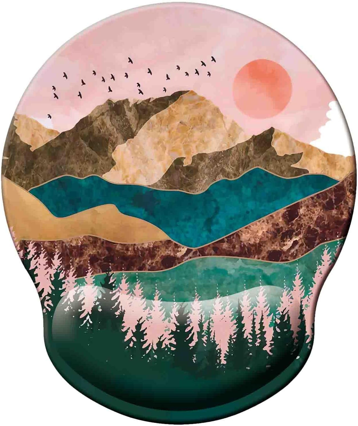 Mouse Pad with Wrist Support, Ergonomic Mouse Pad with Memory Foam ...