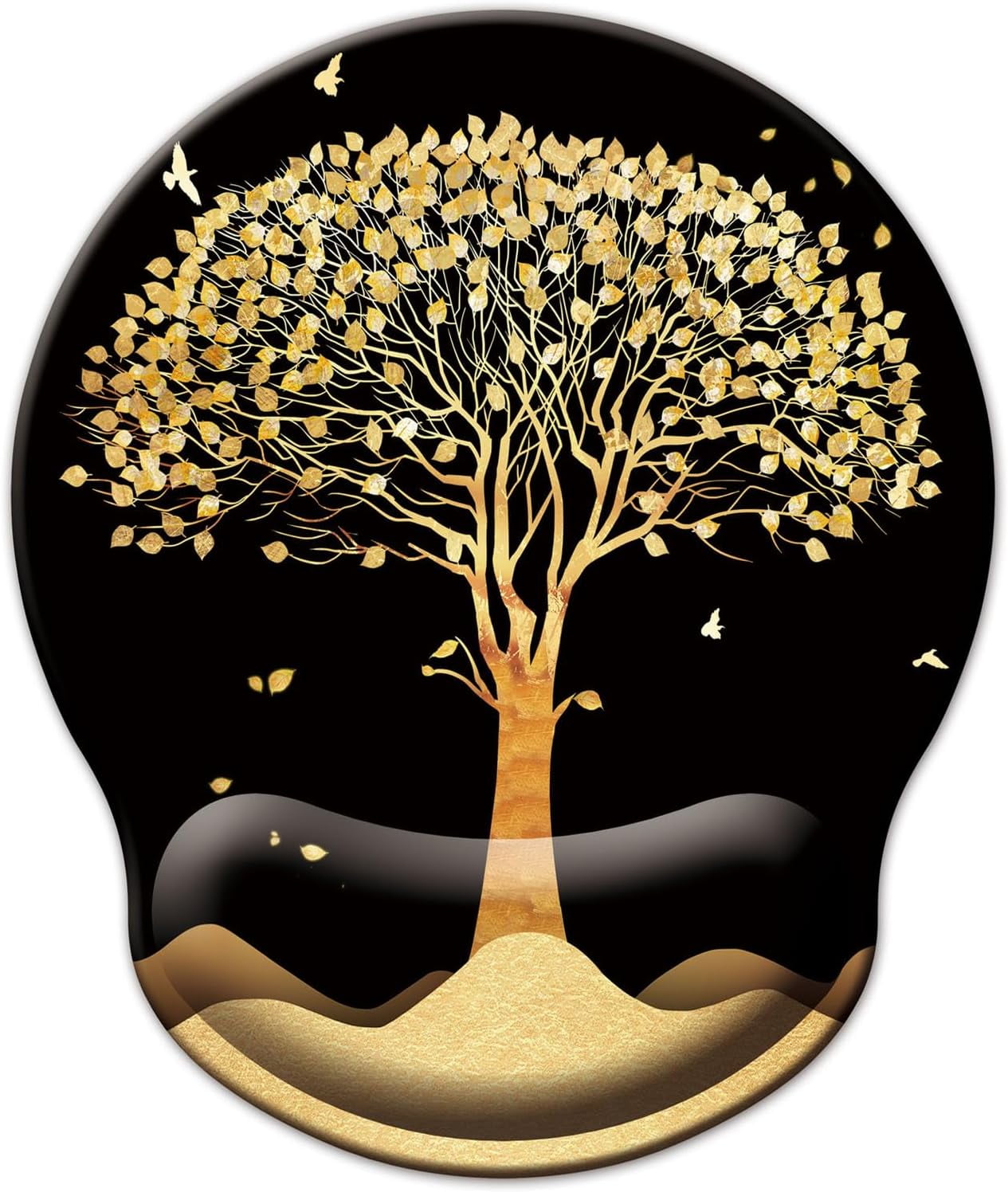 "Mouse Pad with Wrist Support, Ergonomic Memory Foam Cushion, Smooth ...