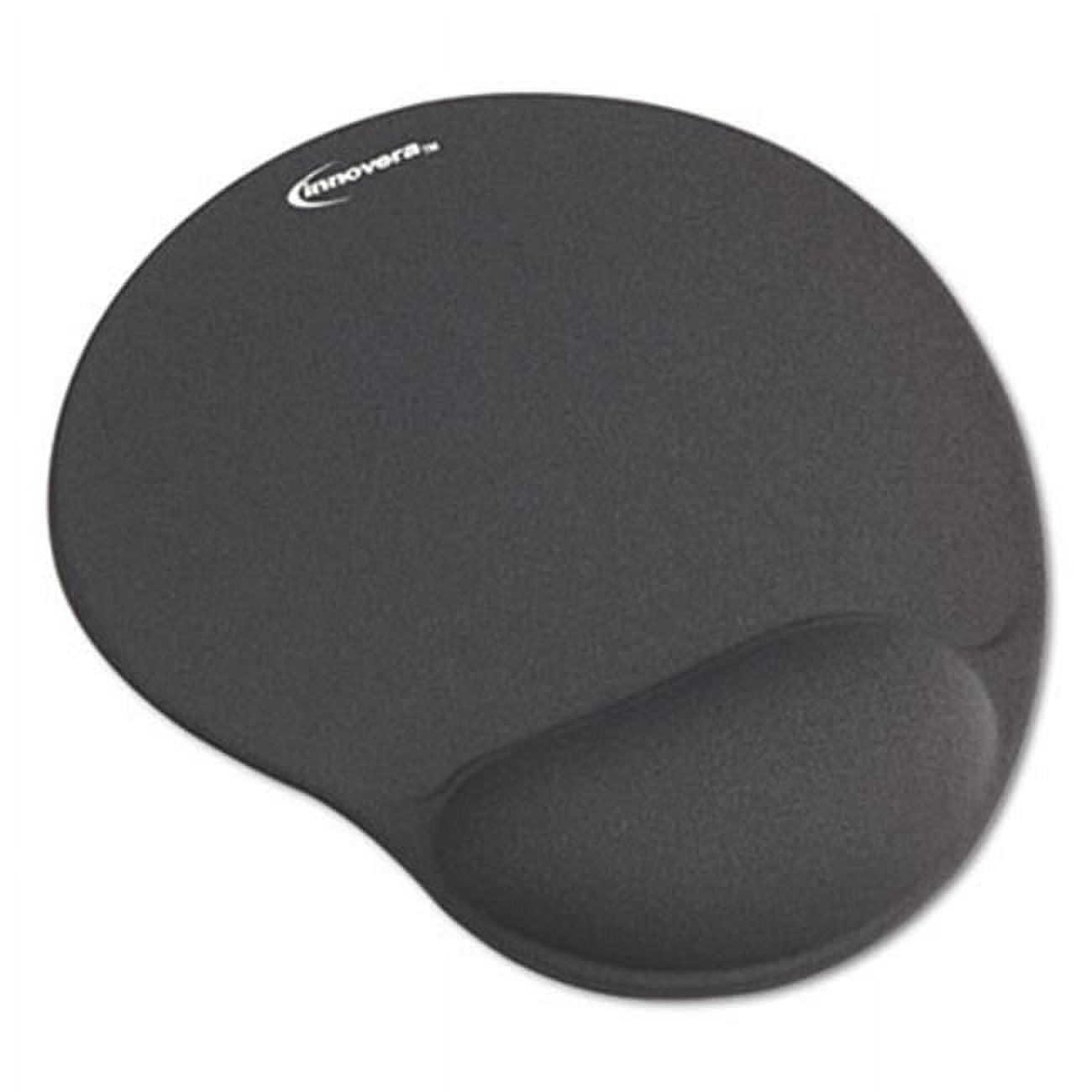 Mouse Pad with Gel Wrist Pad, Nonskid Base, 10.38 x 8.88, Gray ...