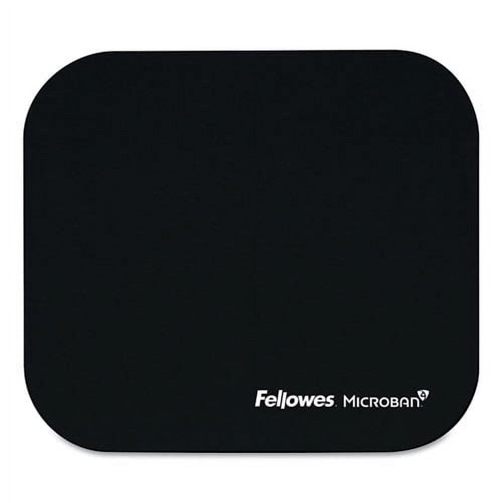"Mouse Pad with Microban Protection, 9 x 8, Black | Bundle of 10 Each ...