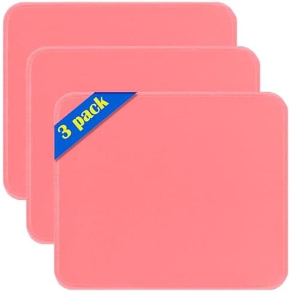Mouse Pads, 3 PCS,Light Pink Standard Mouse Pads, Office and Gaming ...