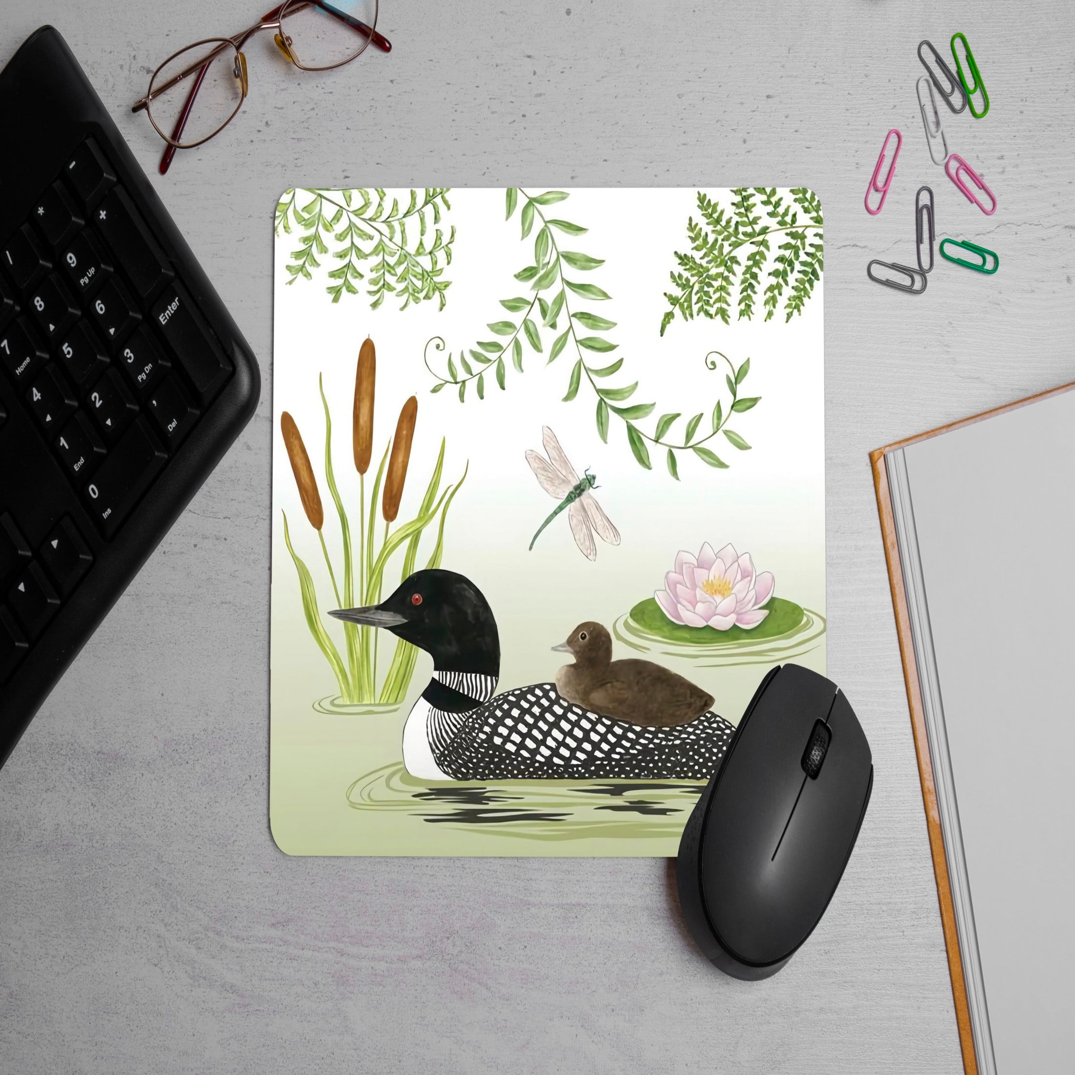 Mouse Pads Black Standard Mouse Pads, Office and Gaming,Stitched Edges ...