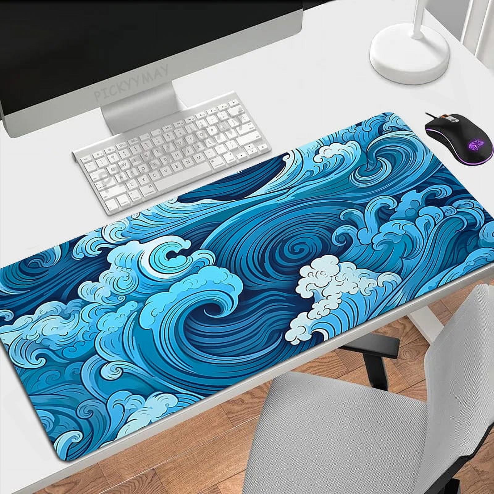 Mouse Pads Wave And Cloud Gaming Mousepads 400x900 Large Mousepad Gamer ...
